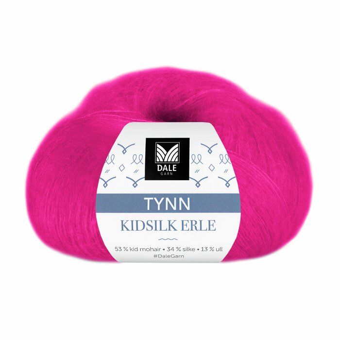Pink 4032 - Tynn Kid Silk Erle – Runastrikk